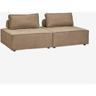 Sklum 2-teiliges modulares Sofa aus Vermont-Stoff