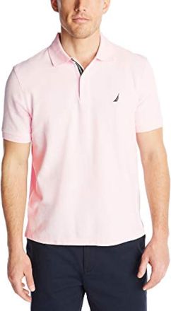 Nautica Herren Klassisches Poloshirt, Kurzärmelig Polohemd, Pink-Cradle Pink, XX-Large