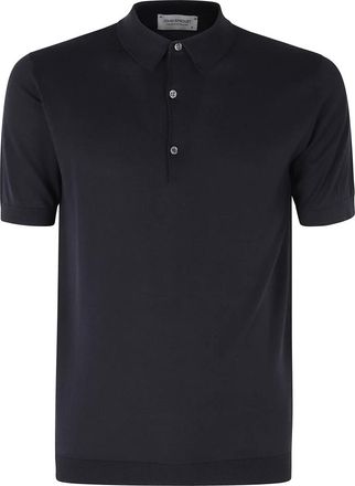 John Smedley Homme, Tops, Bleu, Taille: 2XL Adrian Polo