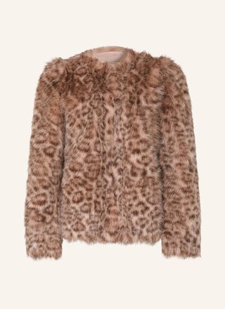 Rich & Royal Kunstfell-Jacke braun