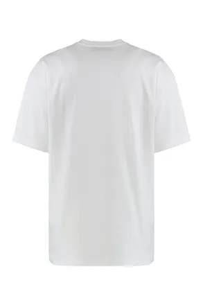 Gucci Womens Cotton Crew-Neck T-Shirt White T-Shirts & Jerseys