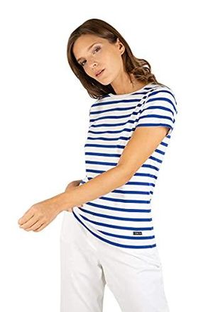 Armor Lux Marinière MORGAT, Multicolore (Blanc/Etoile Dw5), XXXX-Large (Taille fabricant: 7) Femme