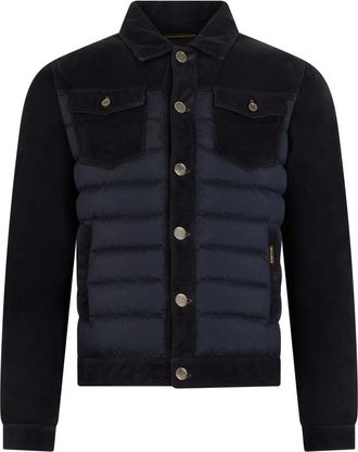 Moorer Homme, Vestes, Bleu, Taille: M Veste &Eacute;l&eacute;gante &agrave; Manches Longues
