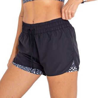 Dare 2B Damen Sprint Up Short Hose, Schwarz/Schwarz und Weiß mit Punktemuster, 40