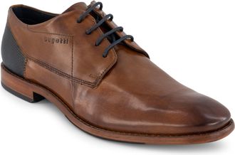 Bugatti Herren Derby braun Glattleder