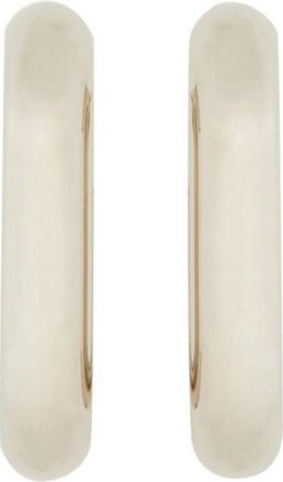 Paco Rabanne XL Link Brass Earrings - Silver