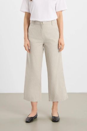 Laurie Damen vegan Hose Lily Straight Cropped Pebble Stone