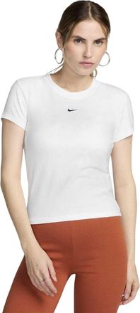 Nike Chill T-Shirt f&uuml;r Damen, Jerseyware, Schmal (Wei&szlig;)