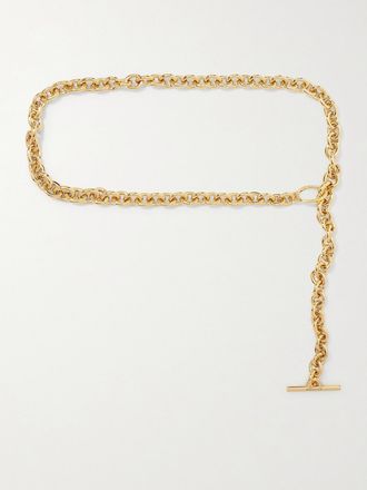 Alexander McQueen Ceinture Cha&icirc;ne En M&eacute;tal Dor&eacute;