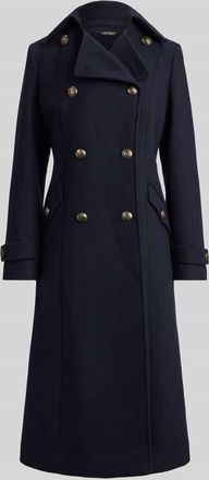 Lauren Ralph Lauren Wollmantel mit goldfarbenen Zierkn&ouml;pfen