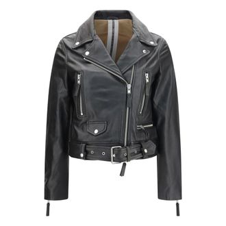 S.W.O.R.D 6.6.44 6644 Lederjacke - - Jackets - Damen - Schwarzk - L