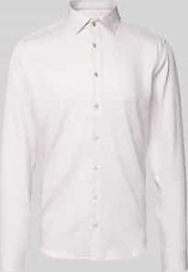 Seidensticker Slim Fit Business Hemd aus Baumwolle mit Kentkragen