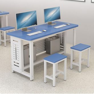 Generic Schreibtische Bürotische Computertische Lehrertische Schreibtische Geräumiger Schreibtisch Einzel-/Doppeltisch Geeignet for Schulungsräume, Schulen(B,