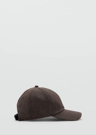 Mango Casquette en laine marron clair/pastel - Homme - Taille unique - MANGO MAN