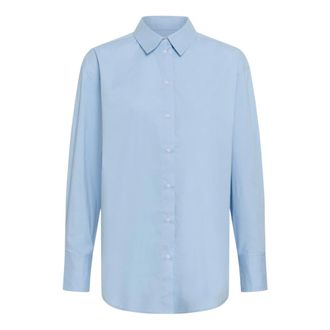 Soaked In Luxury Chemise SLNoelle Poplin - Femme - Blouses et Chemises - Bleu - Taille: 42 FR