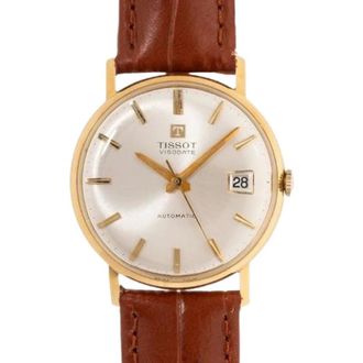 Tissot Femme, Accessoires, Jaune, Taille: ONE Size Montre habill&eacute;e automatique vintage