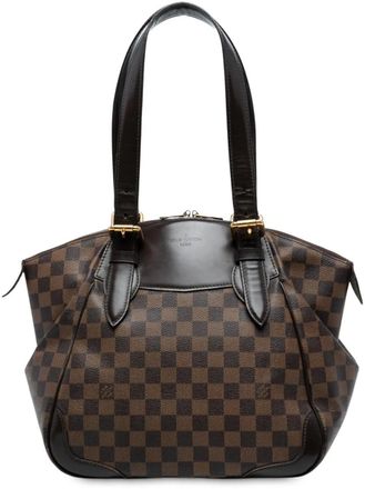 Louis Vuitton Hobo Bags - Damier Ebene Verona MM - Gr. unisize - in Braun - für Damen