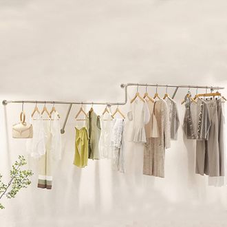 Generic Kleiderständer zur Wandmontage, Kleiderstange, Kleiderständer für gewerbliche und kreative Einzelhandelspräsentationen in Boutiquen, Kleiderstangen au
