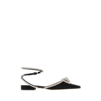 Mach & Mach Mach & Mach, Femme, Chaussures, Noir, Taille: 36 1/2 EU Ballerine en satin Double