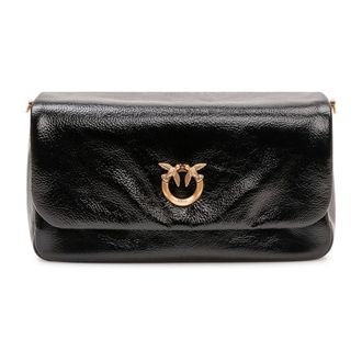 Pinko Pinko, Femme, Sacs, Noir, Taille: ONE Size Click Soft Baguette