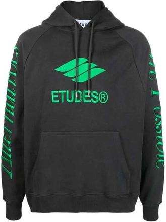 &Eacute;tudes Studio Homme, Sweatshirts et sweats &agrave; capuche, Noir, Taille: M Sweat &agrave; Capuche Noir Racing Eco Style Moderne
