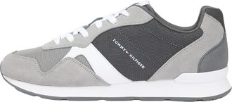 Tommy Hilfiger Herren Runner Icon Mix Fm0Fm05679 Low Top, Grey (Universal Grey), 48.5 EU