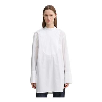 Day Birger Et Mikkelsen Chemisier boutonn&eacute;e &agrave; col rond - Femme - Blouses et Chemises - Blanc - Taille: 38 FR