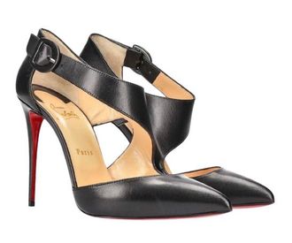 Christian Louboutin Louboutin Black Nappa Sharpeta Pumps Size 36
