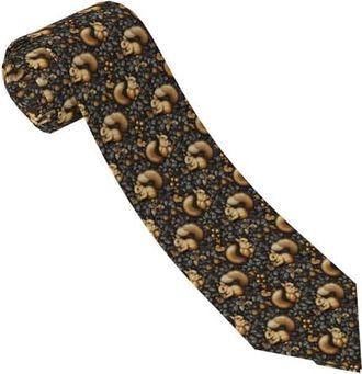 Generic Cravate Homme Imprim&eacute; &Eacute;cureuil Mignon Fine Tie &Eacute;l&eacute;gant Cravate DAffaires Pour C&eacute;l&eacute;brations F&ecirc;te Affaires