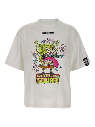 Iceberg t-shirt en coton - Blanc