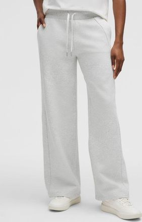 lululemon Pantalon Scuba large taille mi-haute Standard pour Femmes - Light Gris - Taille 3XS