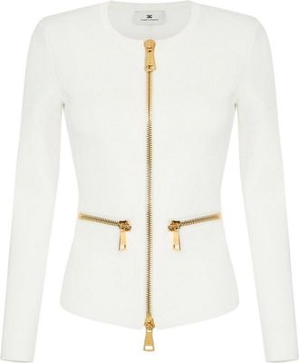 Elisabetta Franchi Cardigan - Creme