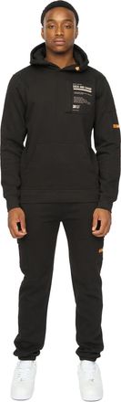 Duck and Cover Adamsberg Hoodie und Jogginghosen-Set f&uuml;r Herren (Schwarz)