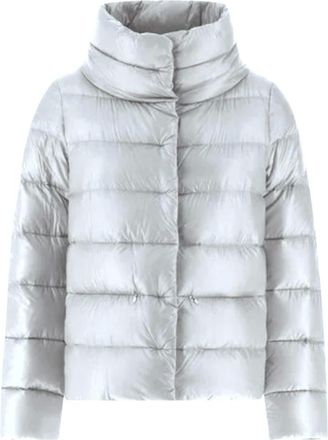 Herno Femme, Vestes, Bleu, Taille: 40 FR Cape Ultral&eacute;ger en Nylon