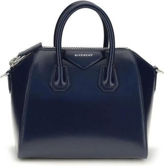 Givenchy Antigona Lock Handtasche - - Bags - Damen - Blau - ONE SIZE