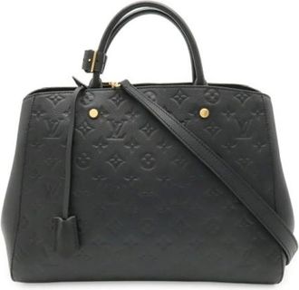 Louis Vuitton Pre-owned Cuir sacs-louis-vuitton - Femme - Pre-owned - Noir - Taille: ONE Size