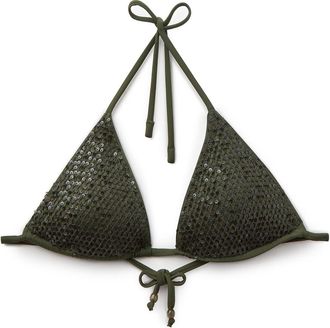 Calzedonia Triangle Bikinitop Sequin Net