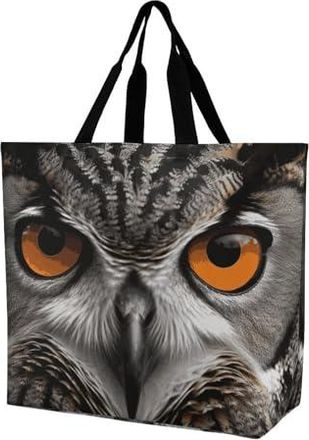 Generic Yeux De Hibou Sac A Main Femme Imperm&eacute;able Sacs De Courses D&eacute;contract&eacute; Sac &Agrave; Bandouli&egrave;re Pour Universit&eacute; Quotidienne Gym