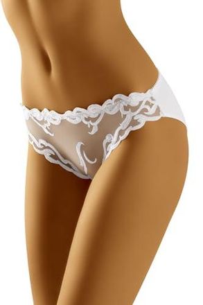 Wolbar Culotte Charmante Slip Élégant WB455, Blanc,M