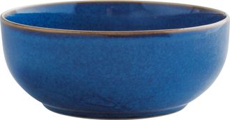 Kahla Homestyle Schüssel 16 cm atlantic blue orientalisches Geschirr aus Porzellan mit Steingut- und Keramiklook Suppenschale und Salatschüssel Buddha-Bowl 