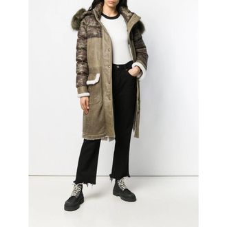 Mr & Mrs Italy Camou Down Jacket - Green