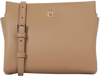 Tommy Hilfiger Damen Crossbody Bag Tasche Legacy Mini mit Tragegriff, Beige (Safari Canvas), Einheitsgröße