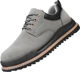 Generic Chaussures daffaires classiques &agrave; lacets pour homme - Bout uni - Chaussures d&eacute;contract&eacute;es &agrave; talon bloc - Antid&eacute;rapantes - Tendance - Pour le bureau et