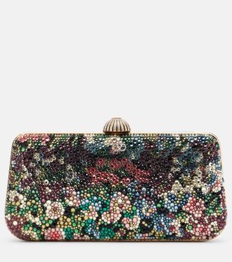 Valentino Garavani Pochette Carry Secrets en cuir à perles