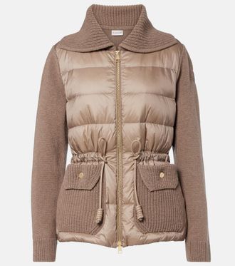 Moncler Cardigan en laine et cachemire