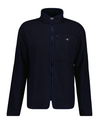 GANT Fleecejacke MICRO FLEECE Stehkragen, regular fit
