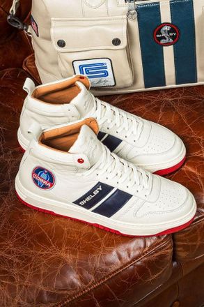 Classic Legend Motors Baskets en cuir Cobra shelby ecru