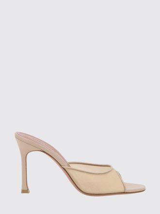 Amina Muaddi Sandalen Mit Absatz Damen Farbe Beige