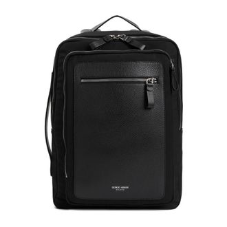 Giorgio Armani Schwarze Eimer-Tasche & Rucksack - - Bags - Herren - Schwarzk - ONE SIZE