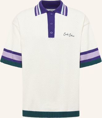 Carlo Colucci Carlo Colucci Mesh Poloshirt - Match Point Faulhaber weiss